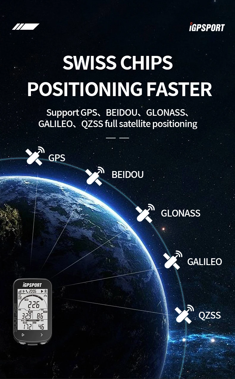 IGPSPORT BSC100S Speedometer - Ultimate Outdoor Riding Sensor