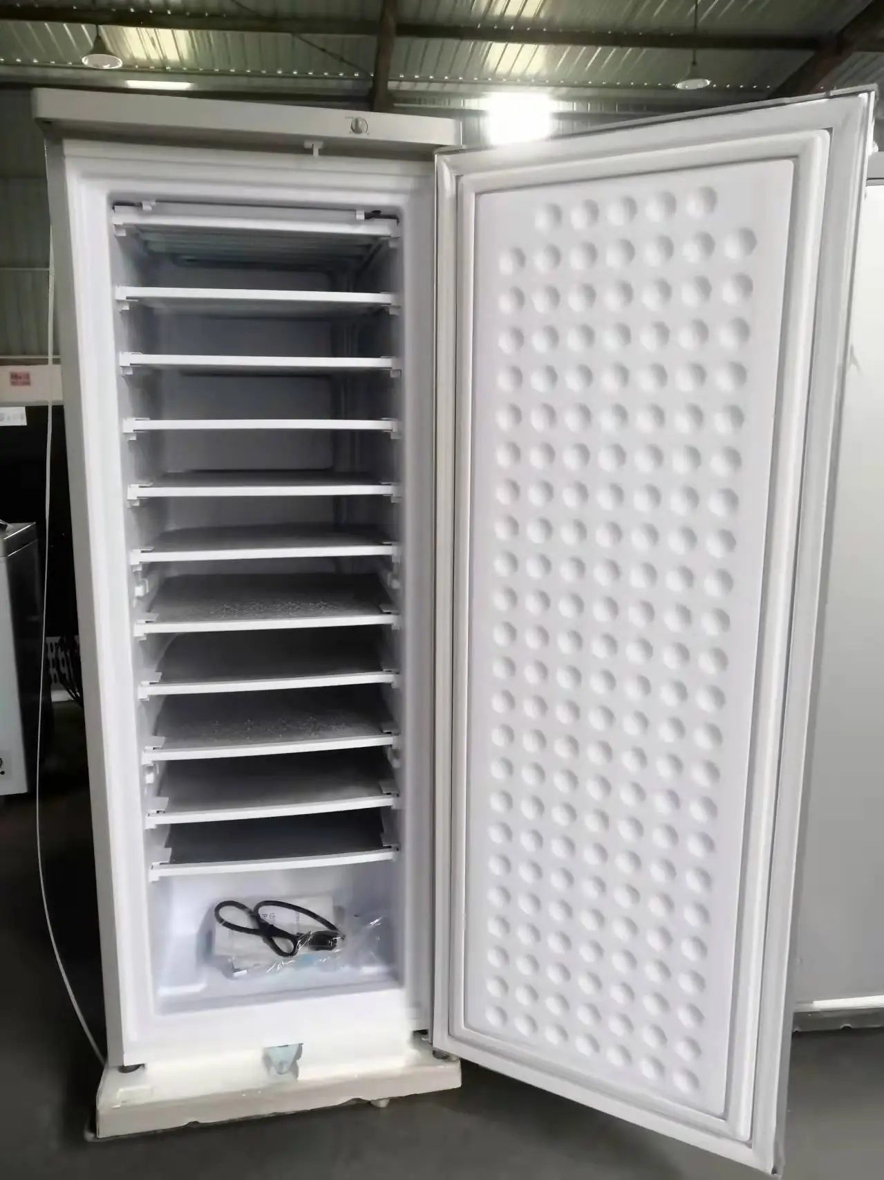 Commercial 70kg/24 Hours Solar Ice Maker DC 24V Upright Freezer 11/7 ...