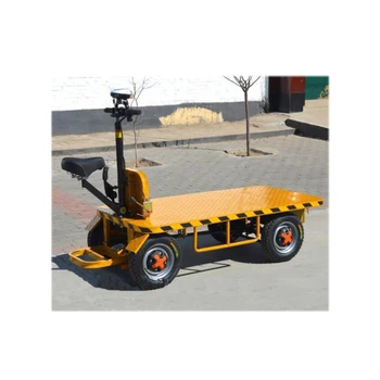 Electric Lift Trolley Motorized Platform Carts Warehouse Outdoor Logistics Powered Flatbed Cart ...