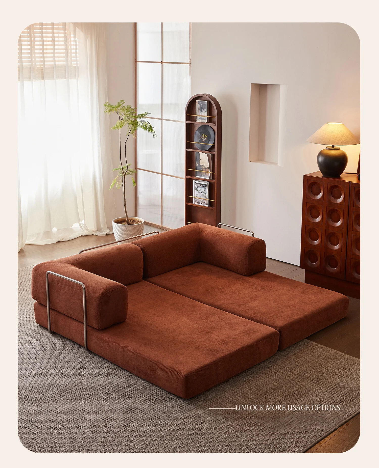Modular Compressed Sofa Bed - Modern & Versatile Furniture