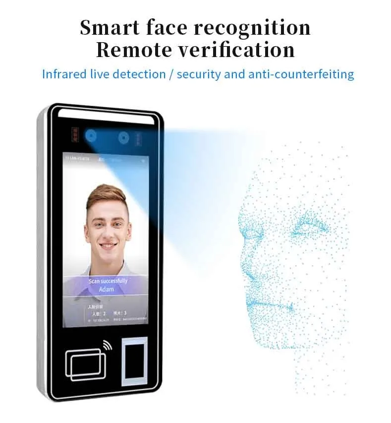 Fisja Remote Upgrade Attendance Modul Wifi Face Attendance Cloud ...