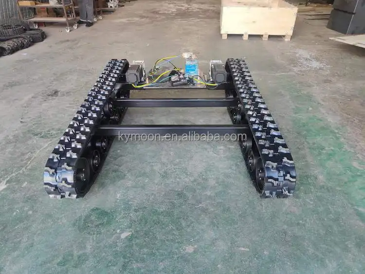 Rubber Track Undercarriage Tracked Vehicle Chassis Tank Tracks - Buy ...