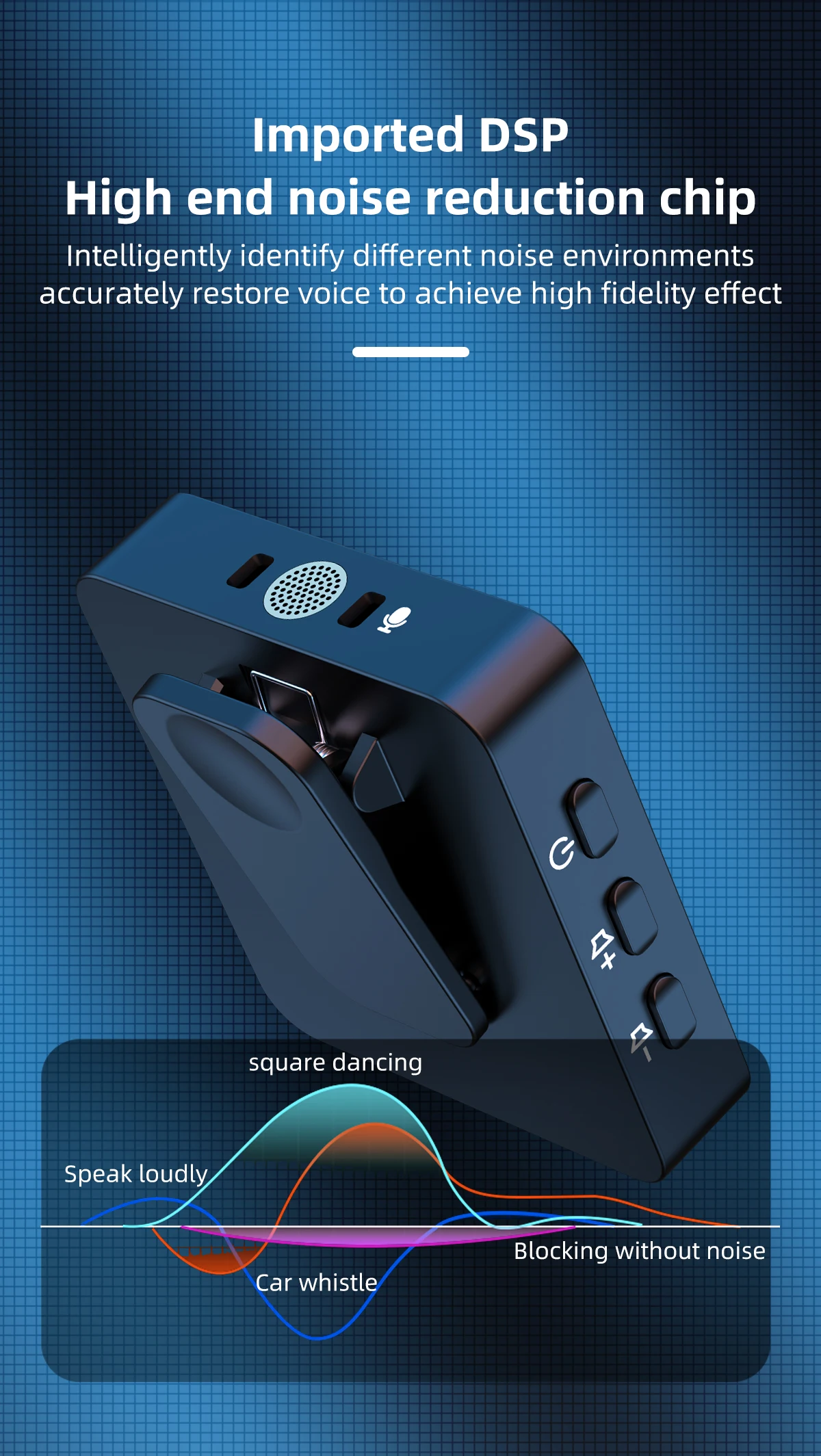 NEEXXT SX8 Microphone - 12 Hours Battery, Wireless & Portable