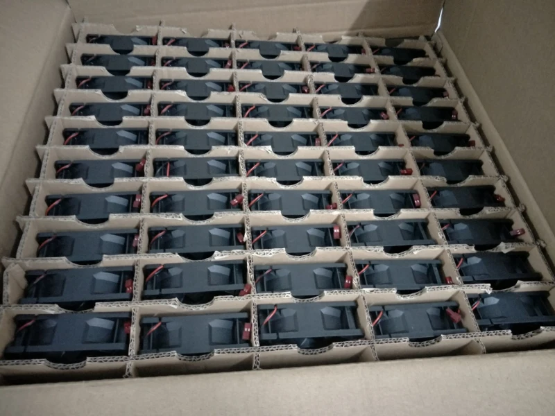 6025 6cm 110v 220v Dc Axial Fan 60x60x25mm Dual Ball Bearing Cooling ...