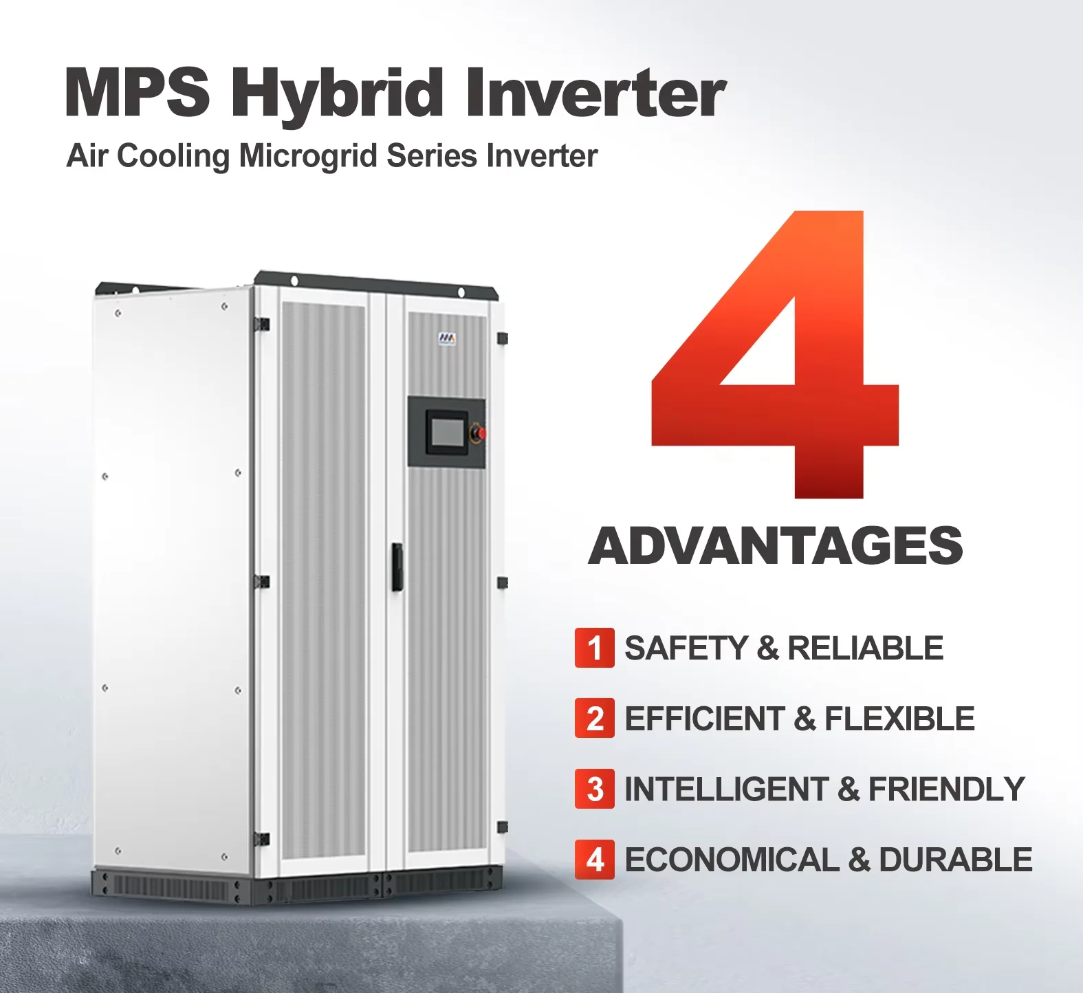 Megarevo MPS Microgrid Series Commercial Triple Output Hybrid Inverter ...