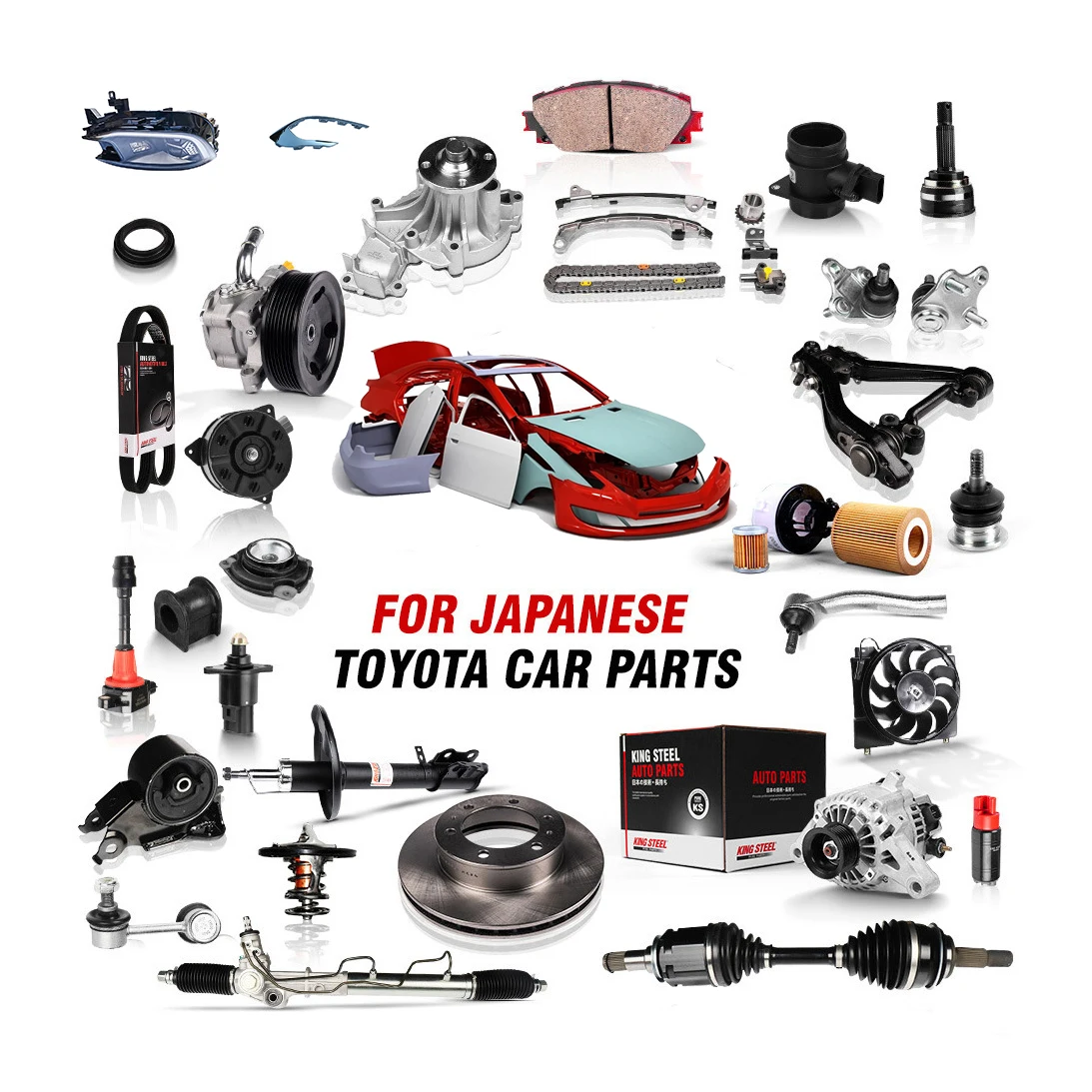 Auto Car Body Kit Spare Parts for Toyota CAMRY & PRIUS