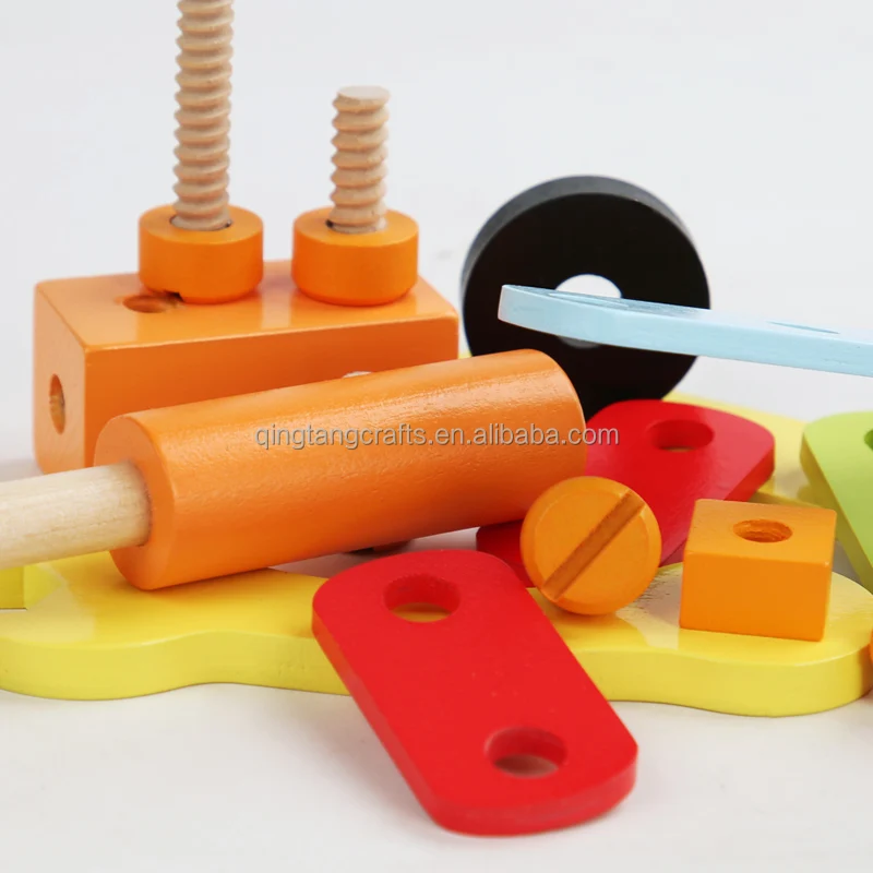 Screw Nut Wood Tool Box Tool Disassembly Game Kids Educational Drawing ...