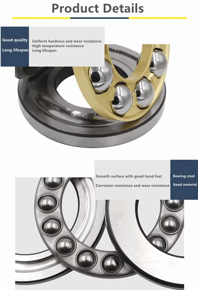 Deep Groove Ball Bearing for Generator Bearin Skate Shoes Thrust Ball ...