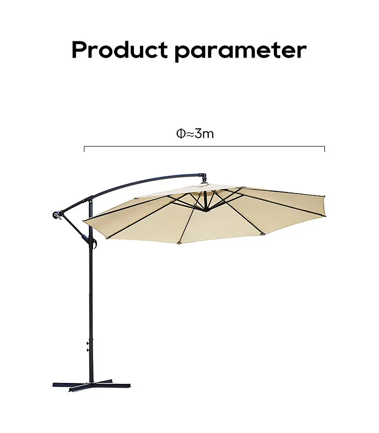 Commercial Garden Roman Banana - Durable Outdoor Umbrella