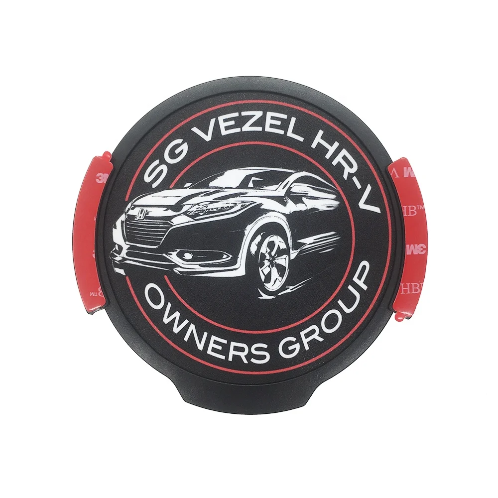 Wireless motion activated car LED signage for car club logo decals ...