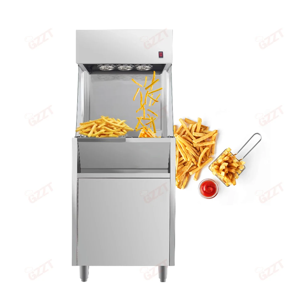 Stainless Steel Vertical Electric French Fry Chips Display Warmer ...