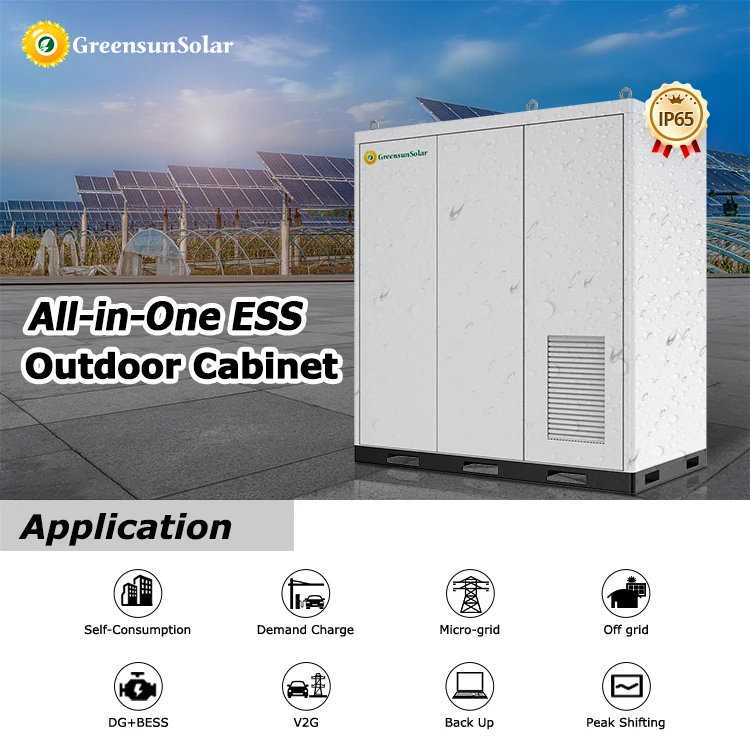 All In One Bess Solar Lifepo4 Battery Outdoor Cabinet Ess 100kwh 200kwh ...