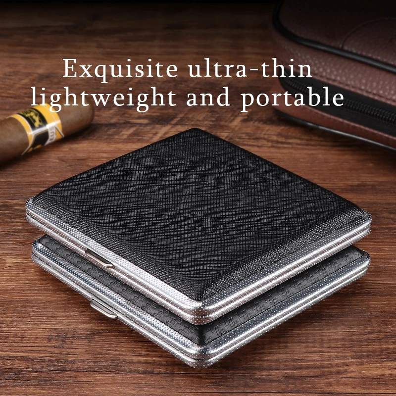 Futeng Cigarette Case Custom - Metal & Leather Options