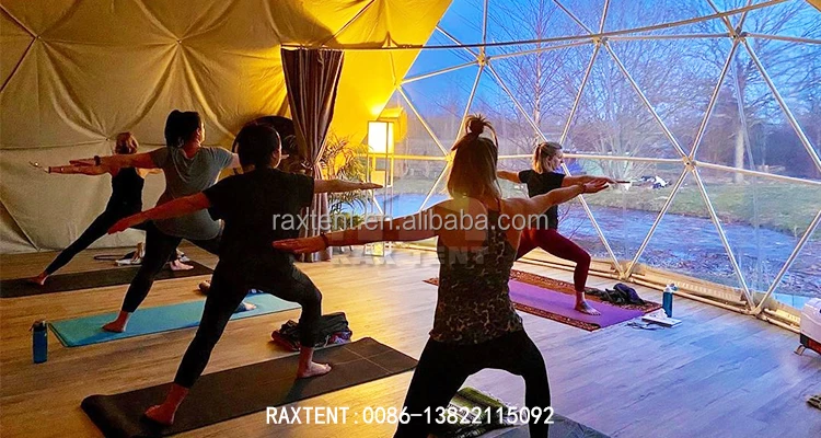 RAXTENT 9M Yoga Dome - Versatile Geodesic Tent for Fitness