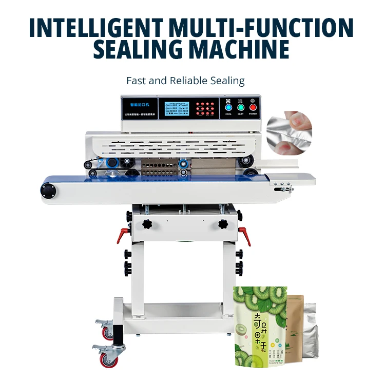 210A Smart Continuous Stainless Steel Kraft Zipper Doypack Bag Sealing ...