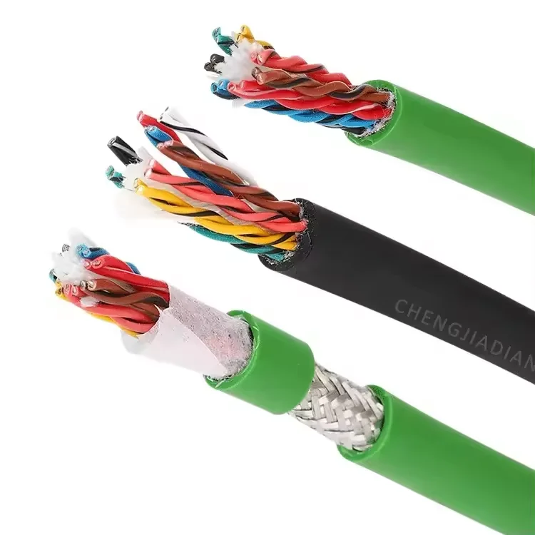 Bus RS485 industrial network cable twisted-pair shielded cable 4-core 0 ...