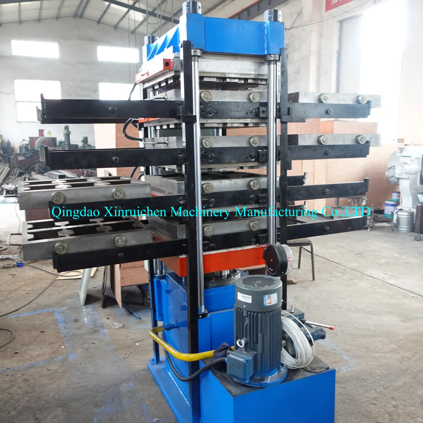 Electric Lab Rubber Floor Tile Vulcanizer Machine Rubber Mat ...