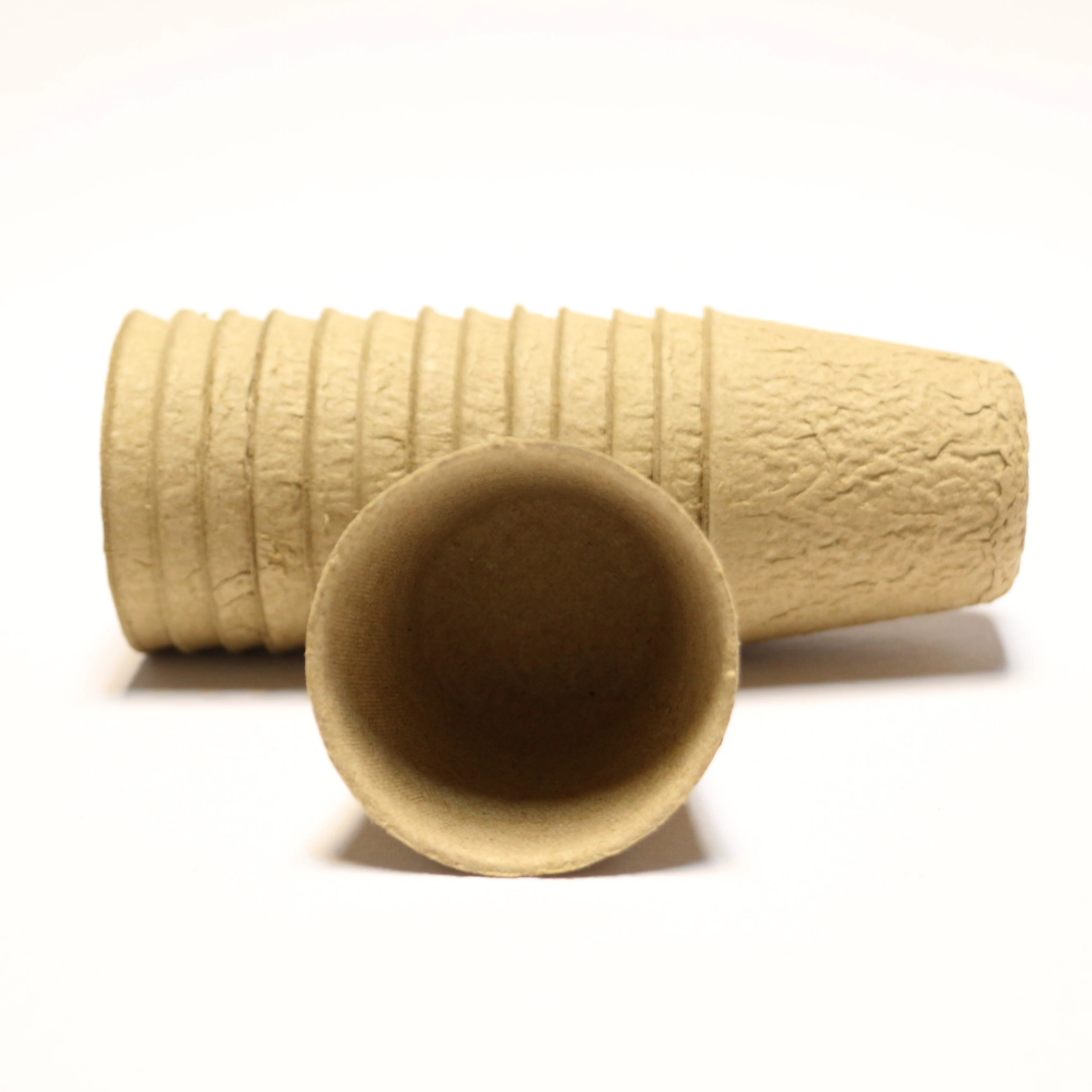 Eco-friendly Biodegradable Round Paper Pulp Coco Peat Pots,Seedling ...