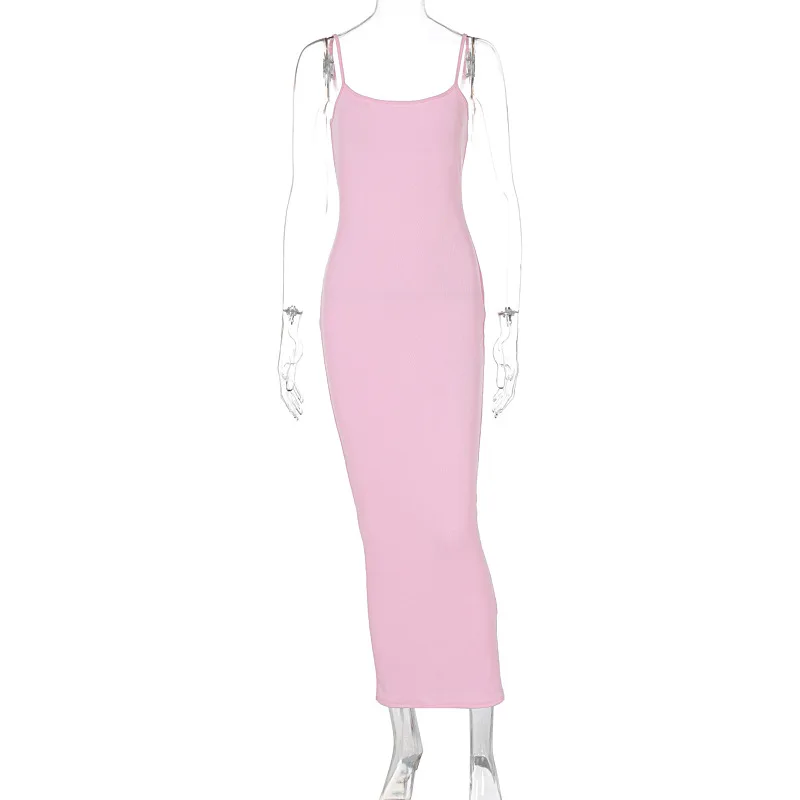 Summer Temperament Elegant Women Clothes Ladies Dresses Sexy Slim Sleeveless Babes Suspender
