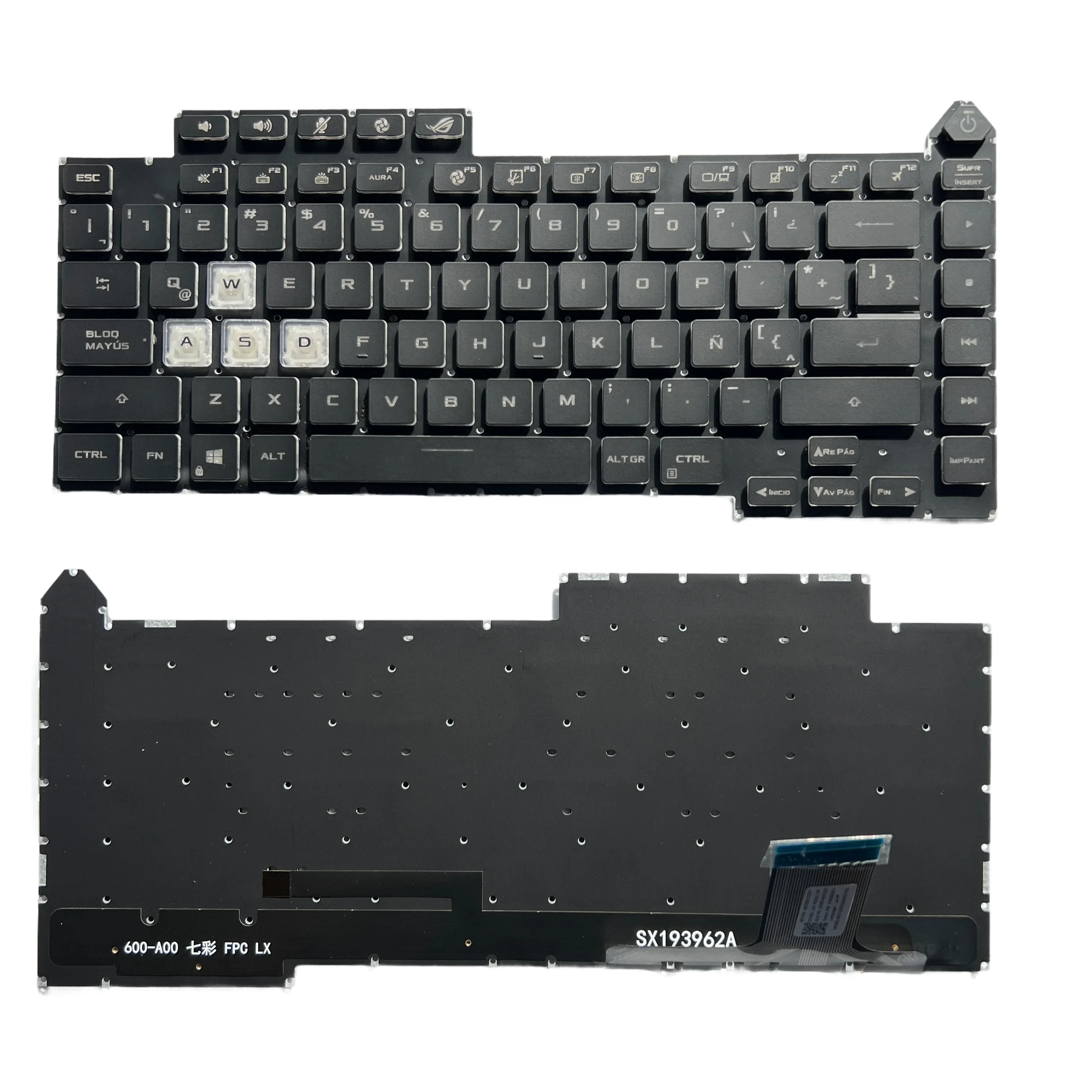 For ASUS ROG Strix G15 G513 G513Q G513QM G513QY G533 Latin LA Keyboard ...