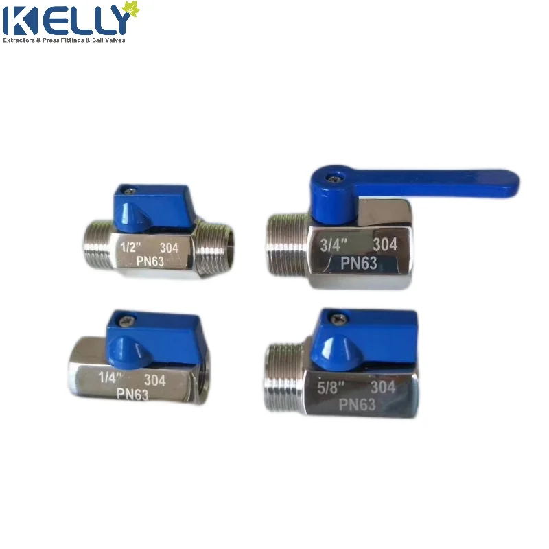 8mm Compression/swagelok Fittings Straight To Male Threaded Adapter ...