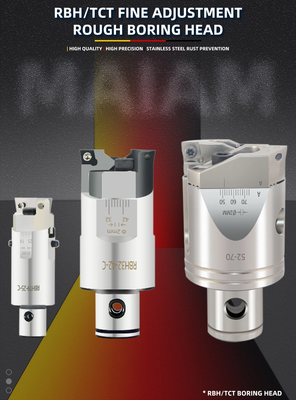 Rbh Tct Rough Boring Head Fine Adjustment Double Edge Boring Tool ...