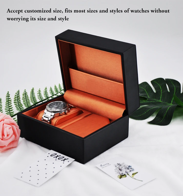Ebur Custom Logo OEM High End Watch Box Packaging Luxury Wooden PU ...