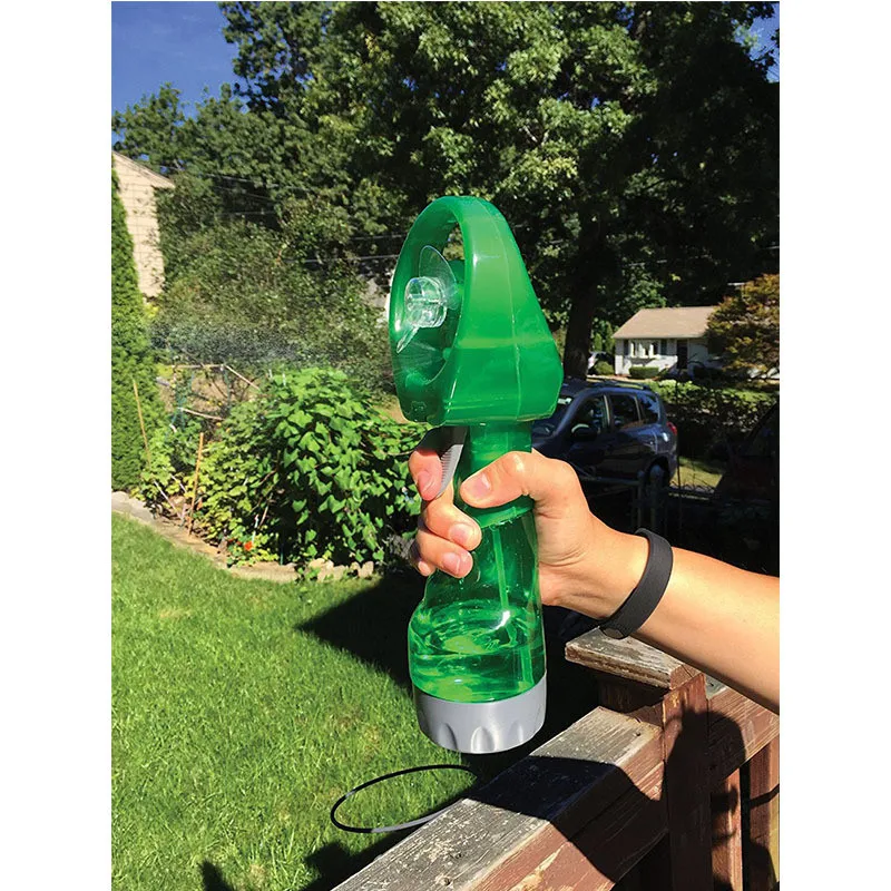Portable Handheld Mini Water Spray Fan for Summer Cooling