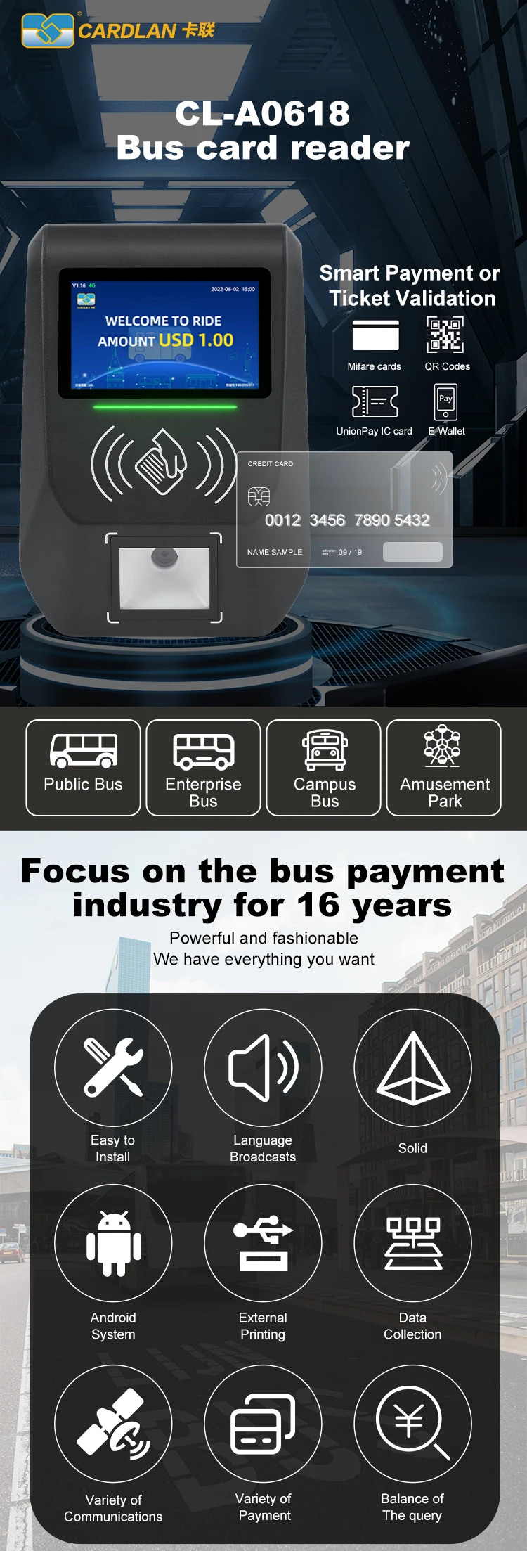 带Nfc支付芯片的校车Rfid无线Pos终端户外票务扫描仪| Alibaba.com