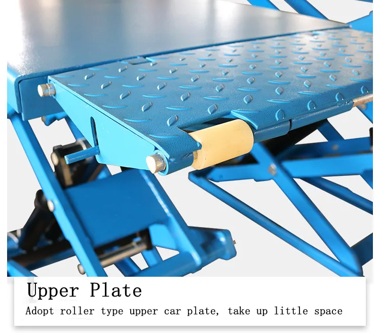 3500kg Capacity Low Profile Scissor Lift - High Rise Car Lifter
