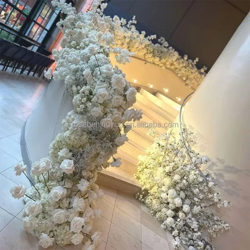 Wedding Stage Floral Decoration - Sun Flower Table Runners