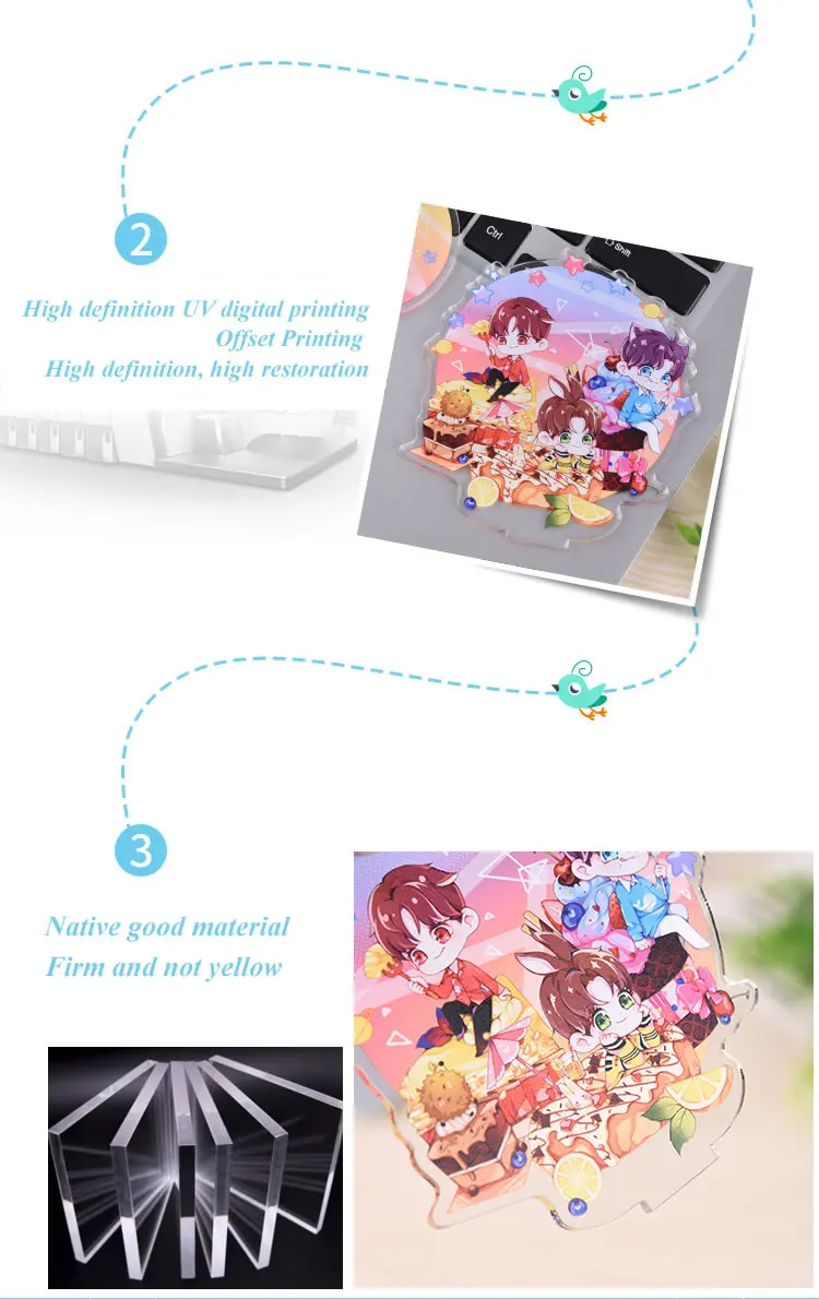 Custom Kpop Acrylic Anime Character Standee - Perfect Gift