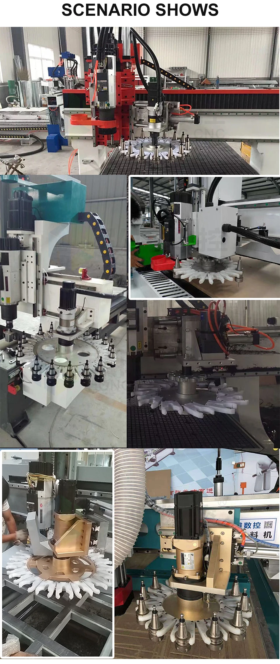 Cnc Tool Magazine Iso30 Bt30 Bt40Automatic Tool Change Rotary Milling ...