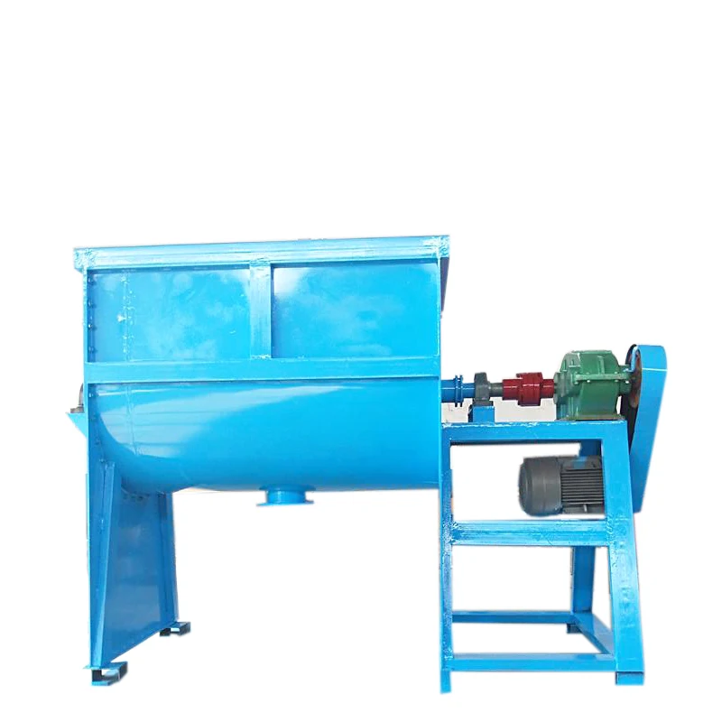 Large Horizontal Mixer 5 Tons Dry Powder Screw Belt Mixer Stainless ...