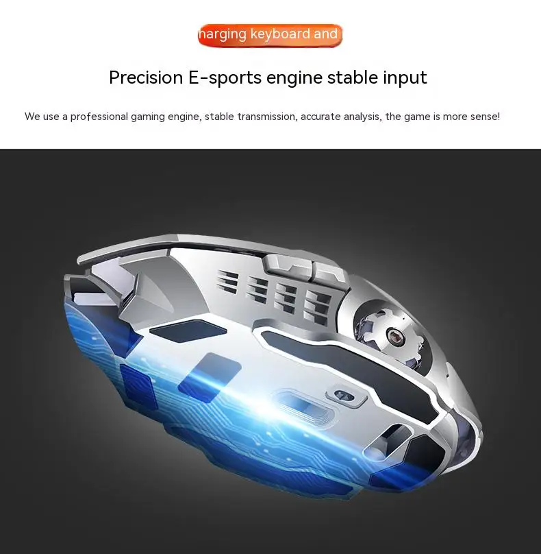 XINMENG K680 RGB Wireless Keyboard and Mouse Set for Esports