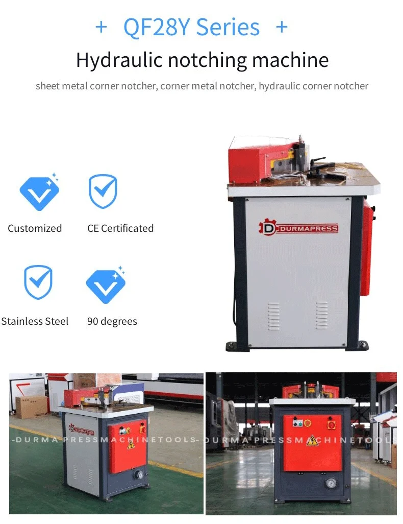 Angle Cutter Hydraulic Cutting Corner Notching Machine For Cooking ...