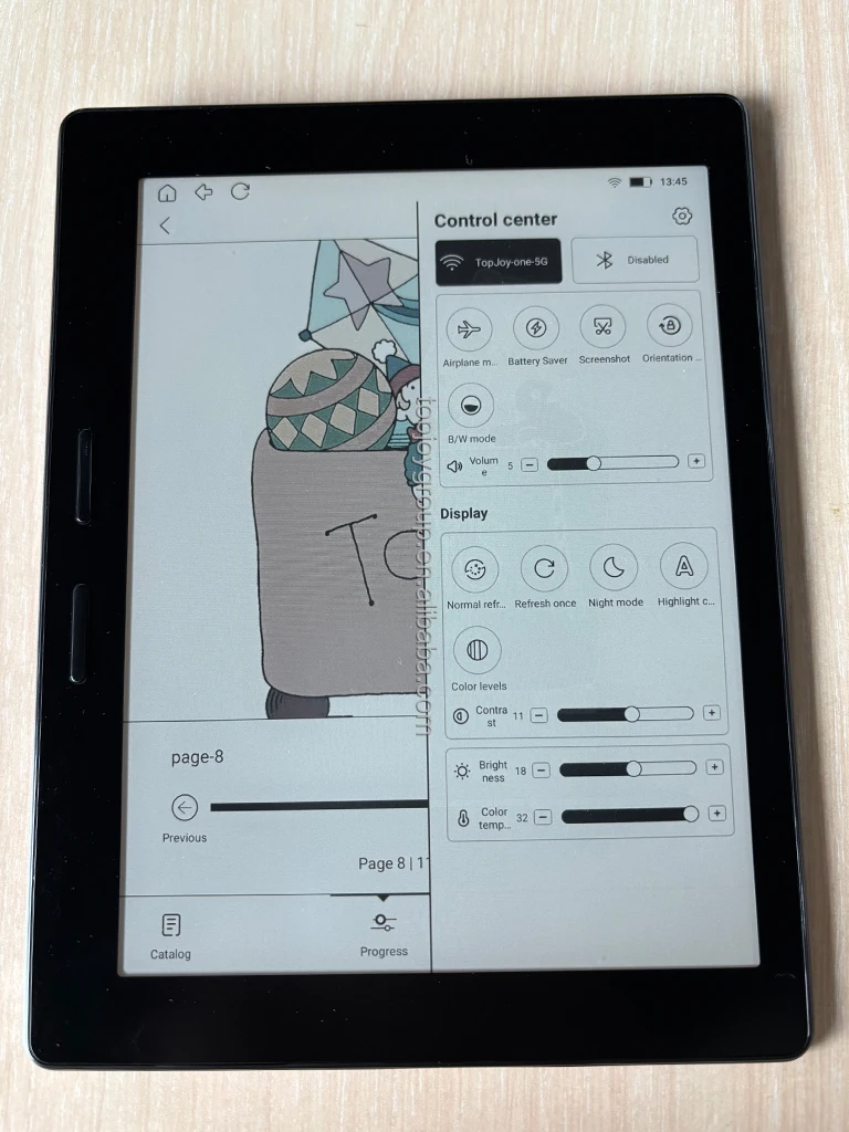 2025 New Arrival TOPJOY Android E-Paper Tablet E-reader