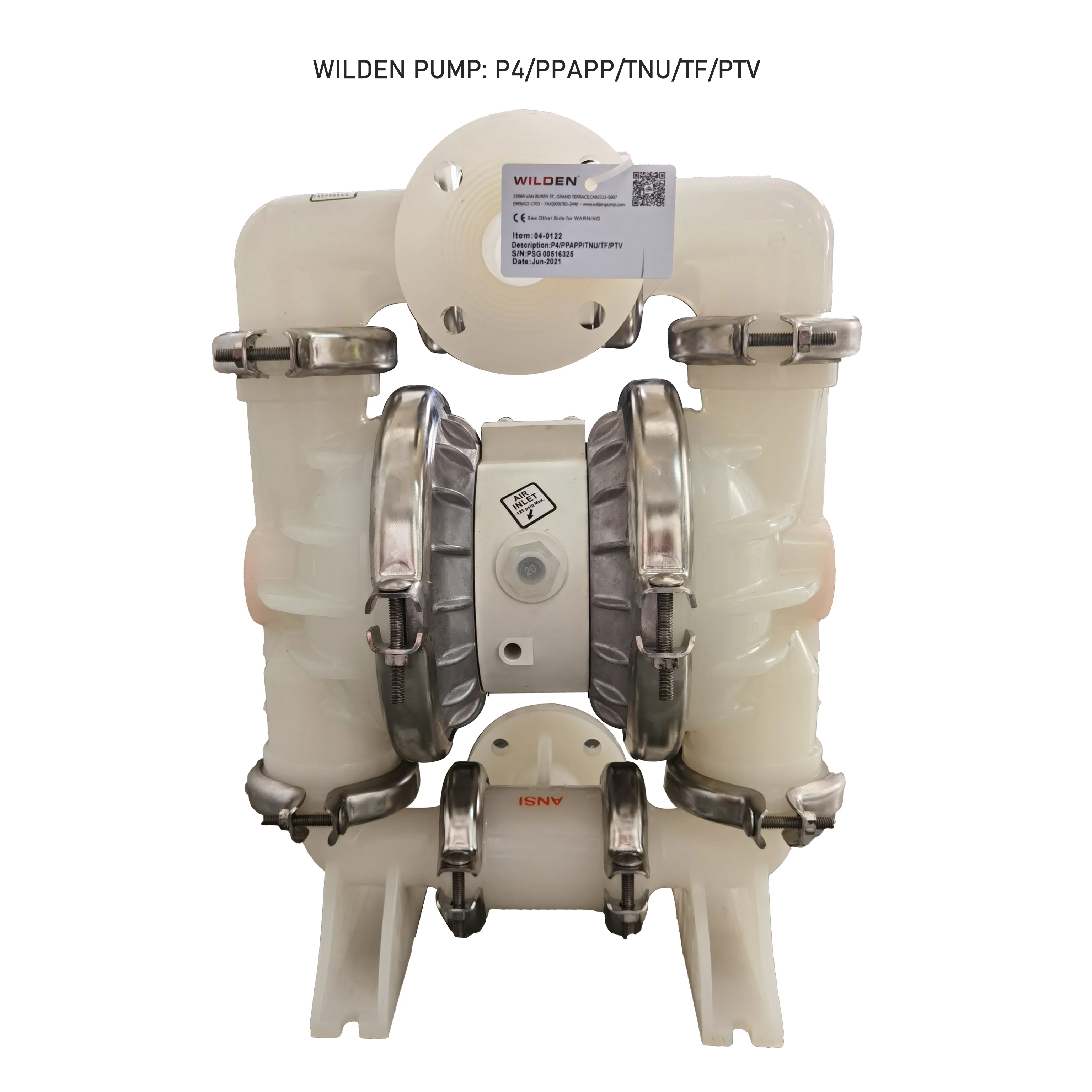 Wilden Pneumatic Diaphragm Pump Durable Efficient