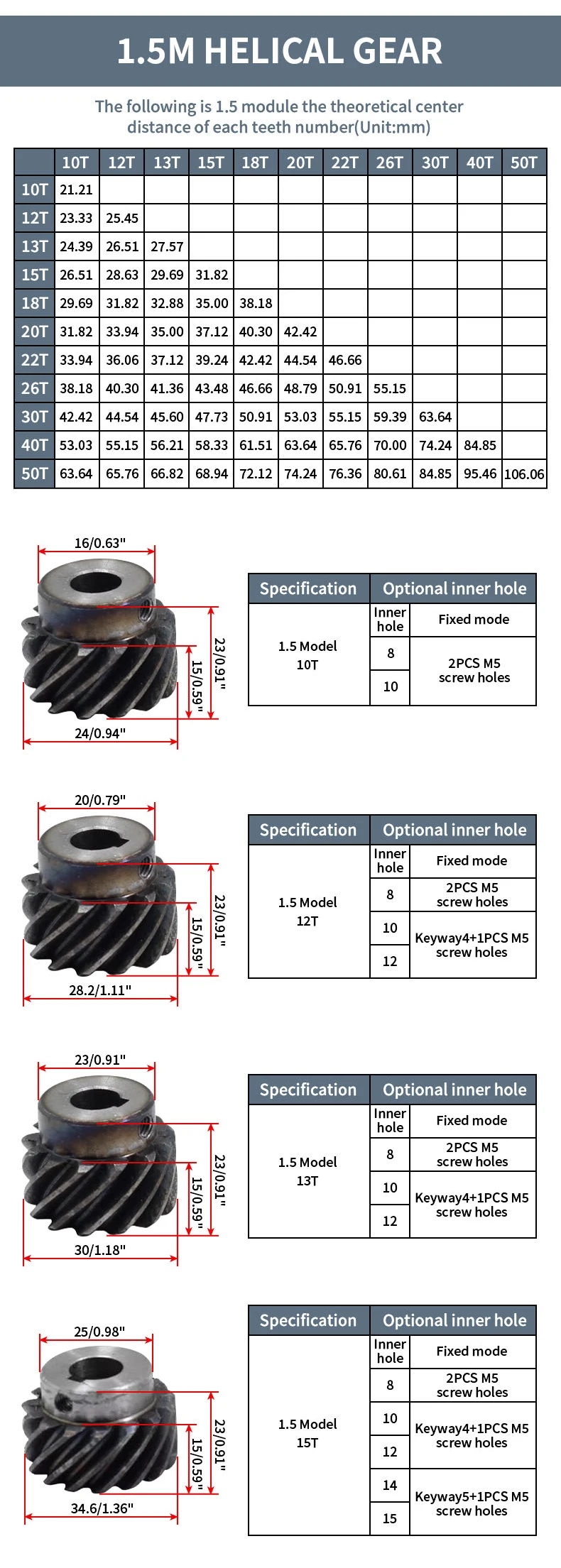 Oversized Torque 1M 2M 3M Staggered Screw Gears 45 Angle Bevel Right ...