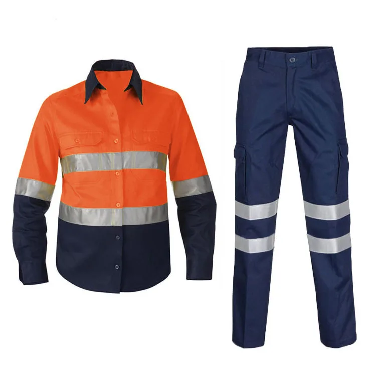 Reflective Mining Work Pants - High Visibility & Durability