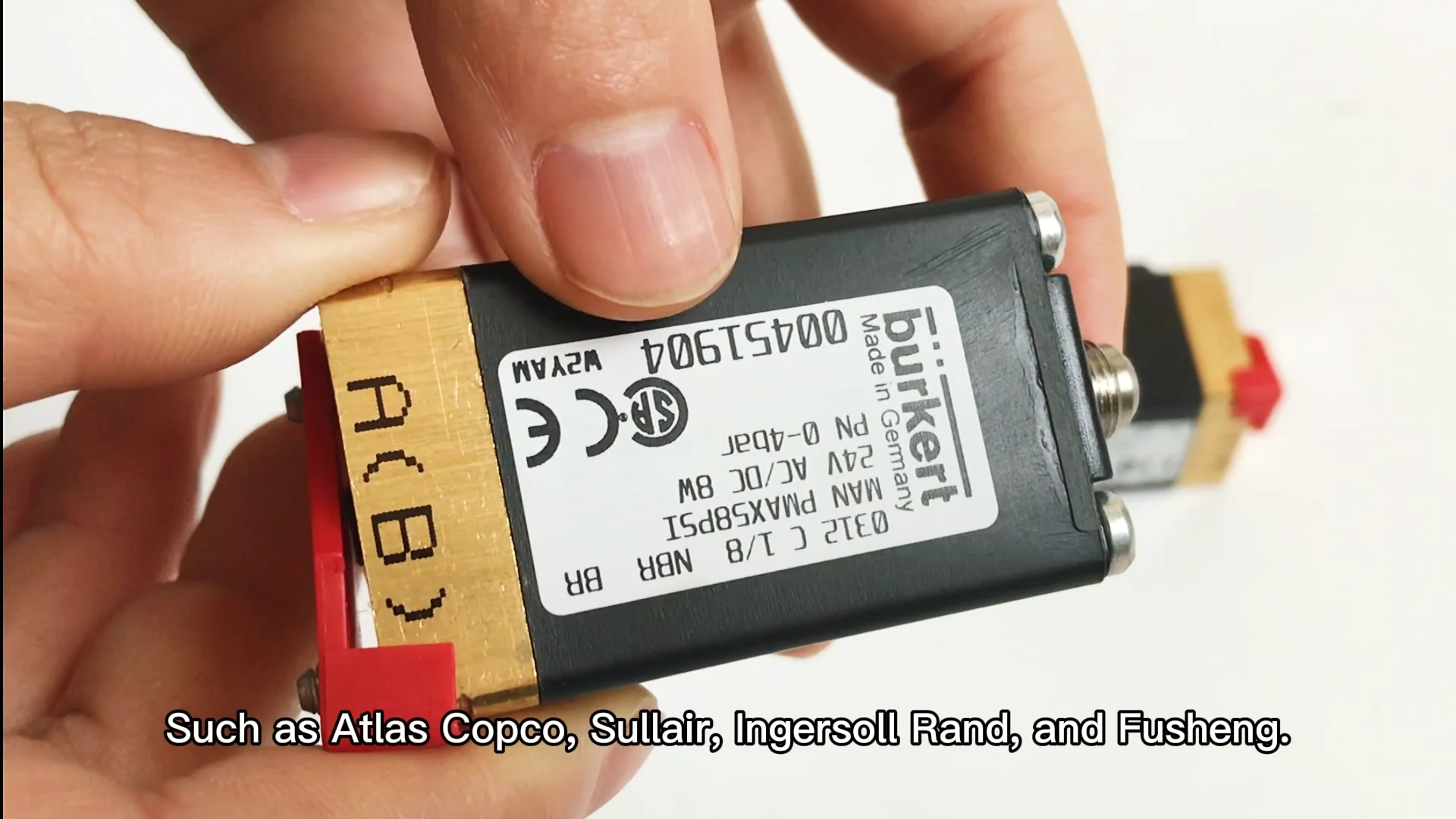 Atlas Copco Air Compressor Solenoid Valve 24v 00451904 1089042814 - Buy ...