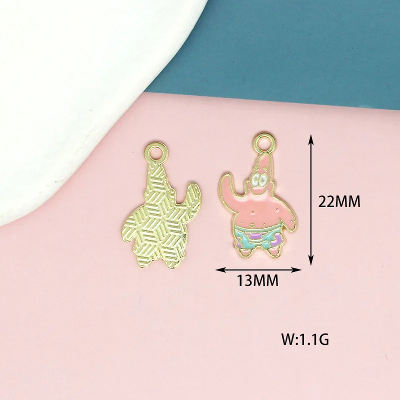 Cartoon Spongebob Squarepants Patrick Star Pendant Key Chain