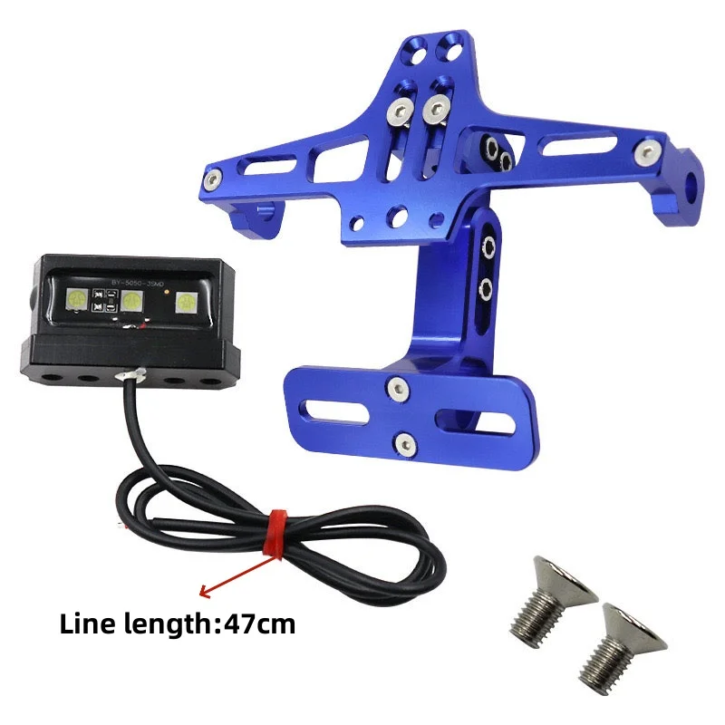 Universal Aluminum Angle Rear License Plate Mount Holder Number ...