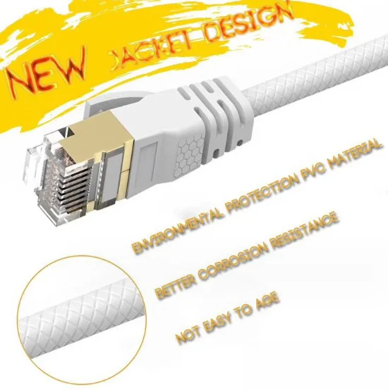 Class 8 Network Cable Pure Copper Cat8 Foil By Foil Shielded 26awg1 M ...