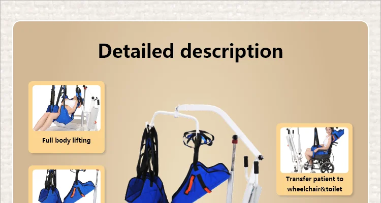 Patient Lifting Crane - Electric Transfer Chair for Mobility