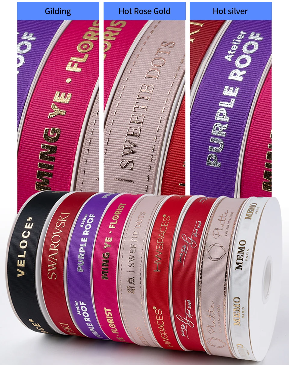 Wholesale Recyclable 38mm Single/Double Faced Satin Ribbon Gift Printed ...