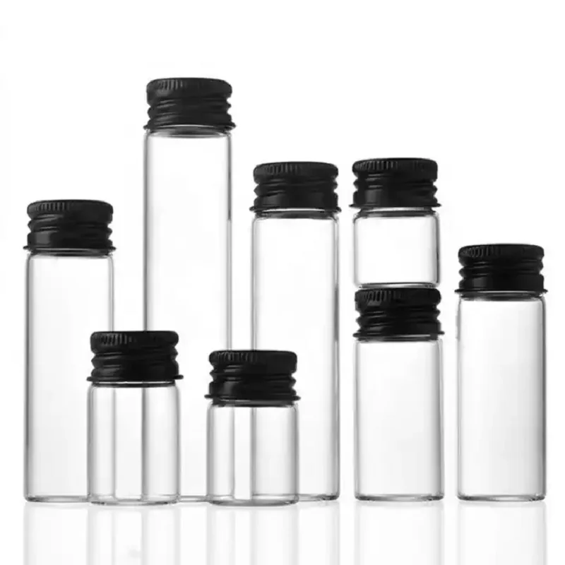 borosilicate glass test tube with screw cap bulk flat glass test tube ...