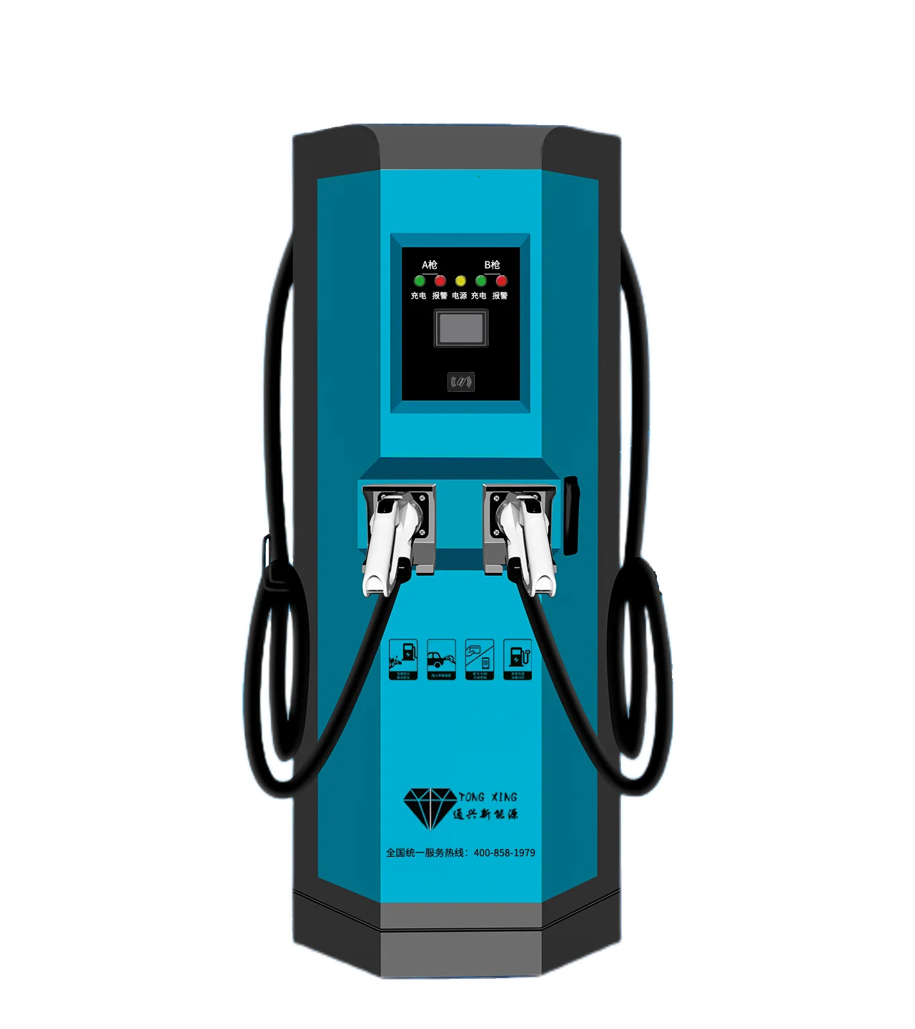 22kw Wallbox Type 2 Ev Fast Wall Charger Station Electric Vehicle 32a ...