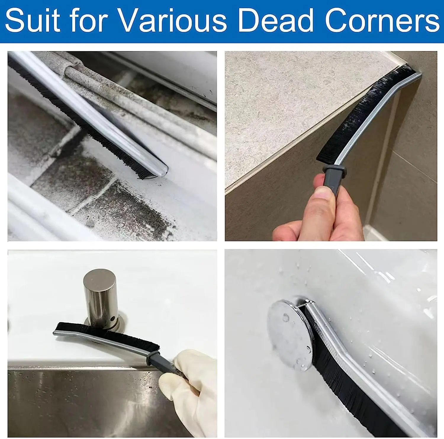 Efficient Kitchen & Bathroom Cleaning with KLEAR Brushes