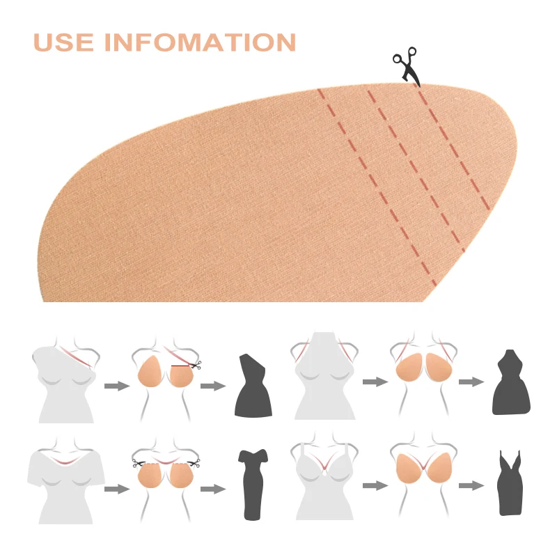 Adhesive Invisible Chest Lift Pasties Breast Lifting Tape| Alibaba.com